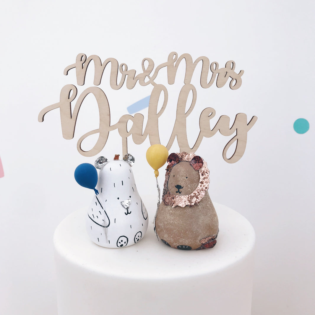 Personalised Cake Toppers Perfect for all Occasions – Rosie Meringue